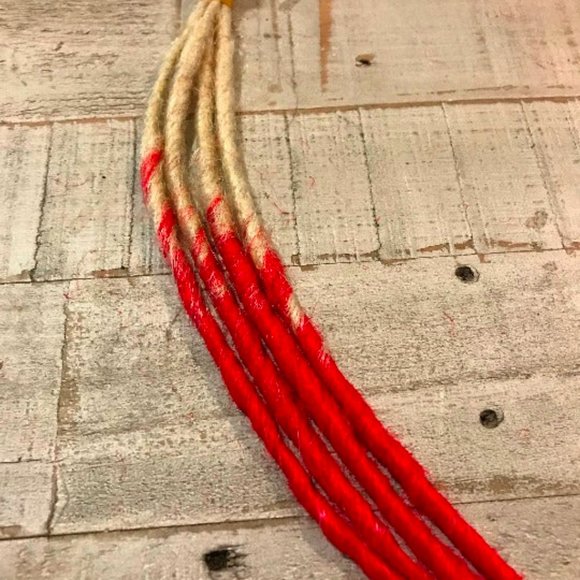 Damnation Hair | Hair | Red Blonde Ombre Dreads Dreadlocks Hair ...